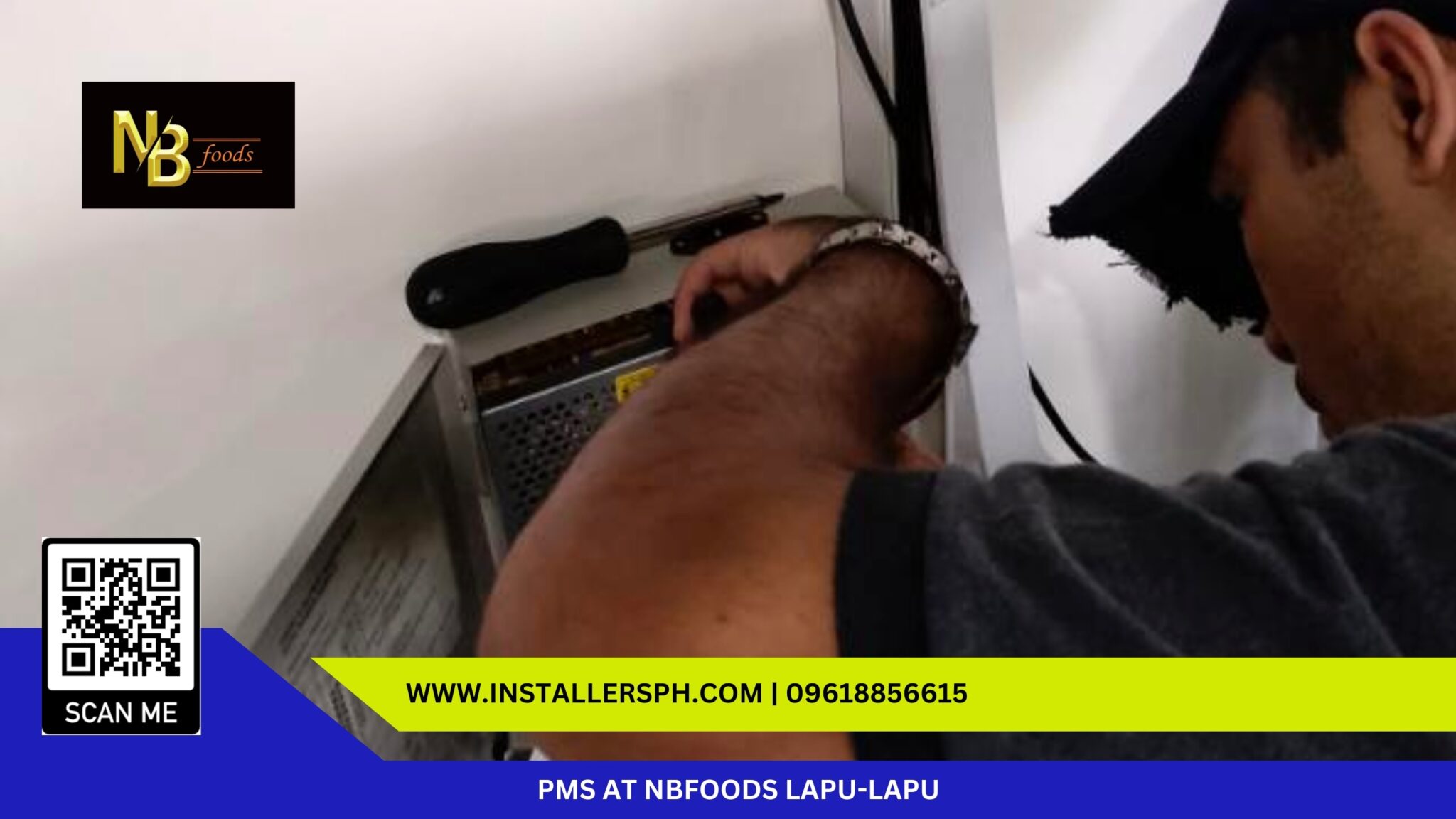 CCTV Preventive Maintenance Service at NB Foods Lapu-Lapu.