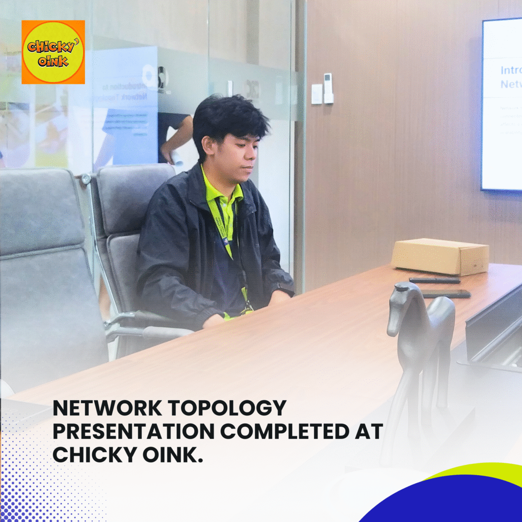 Network Topology Presentation Completed at Chicky Oink.