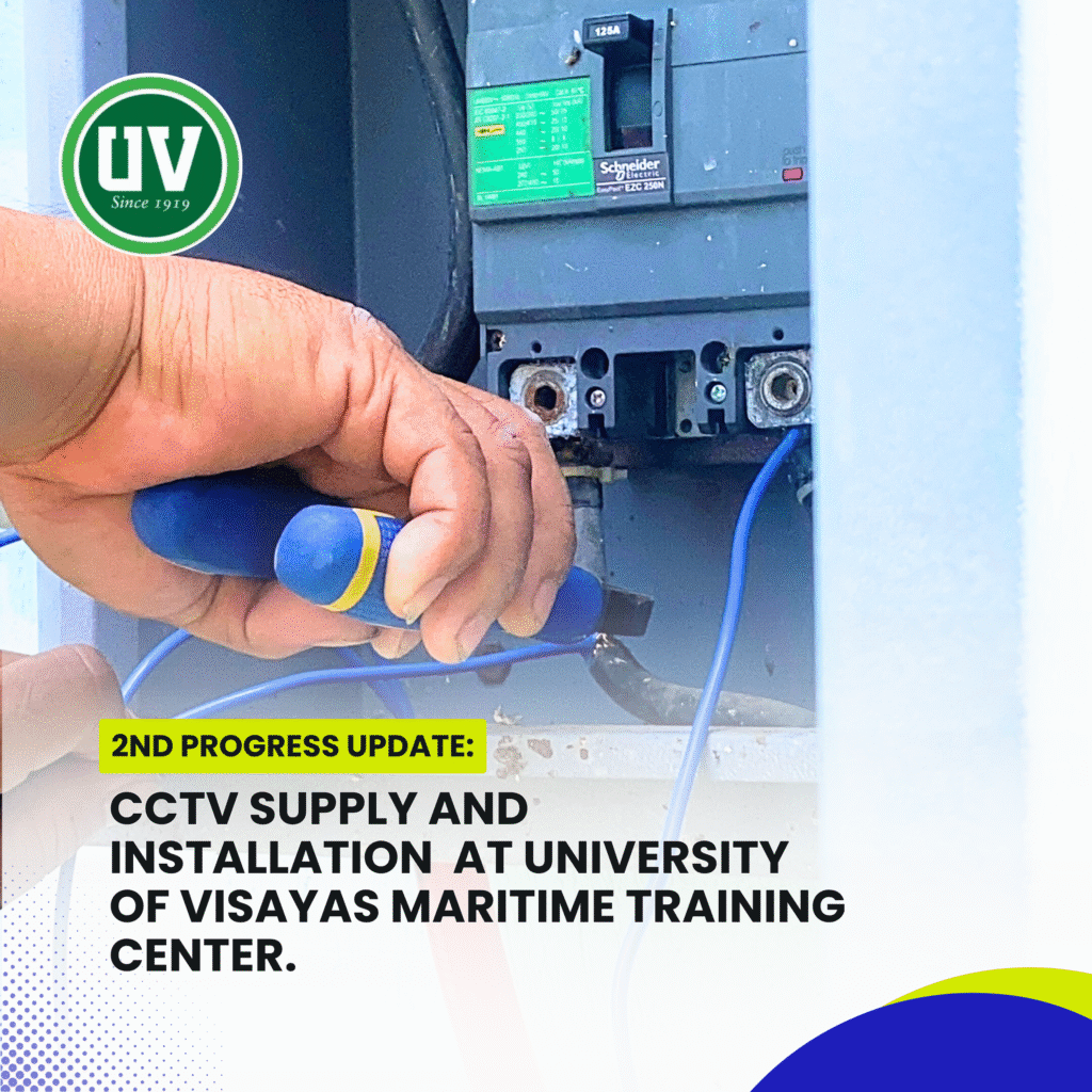 CCTV Supply and Installation at University of Visayas -- 2nd Progress ...