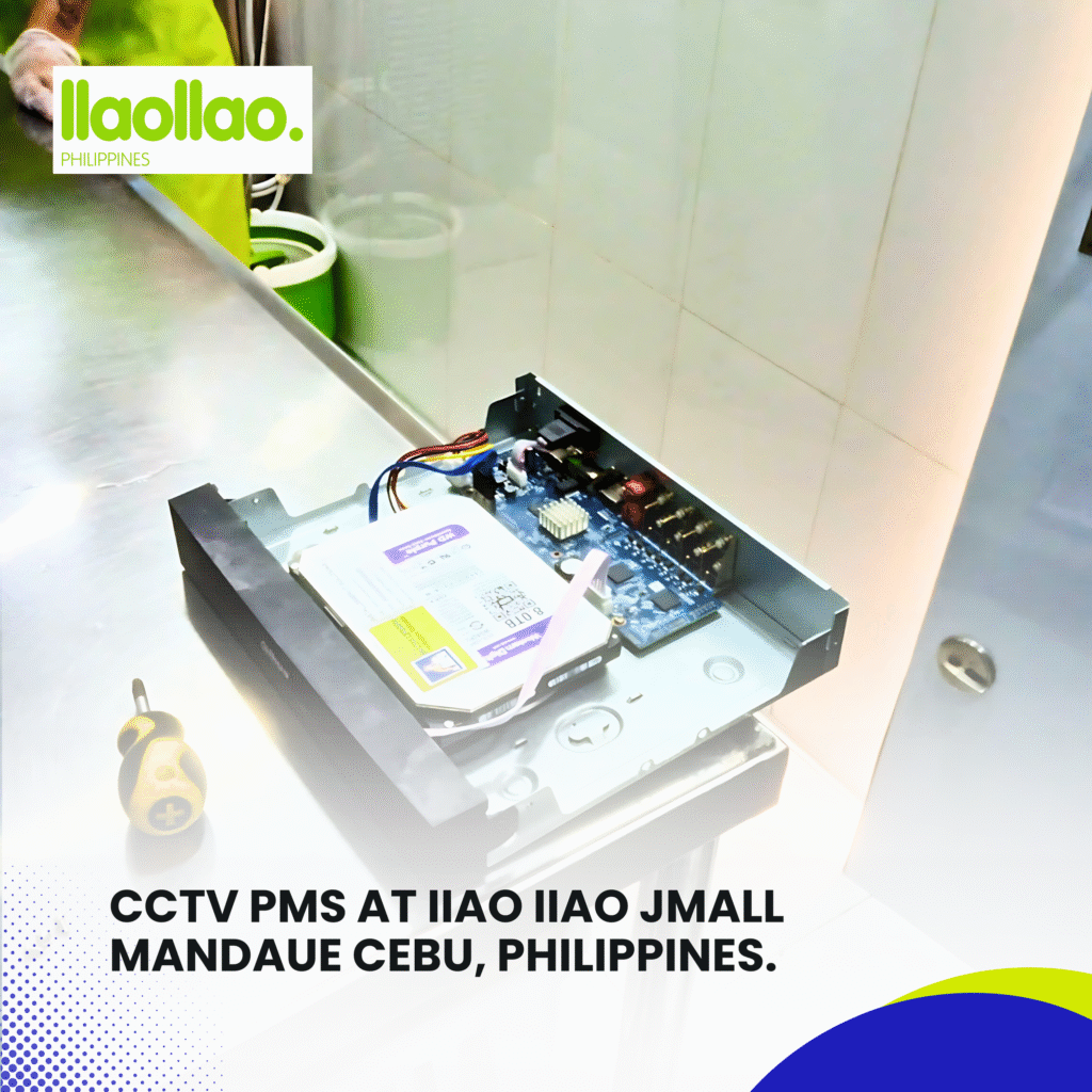 CCTV PMS at IIAO IIAO JMall Mandaue Cebu, Philippines.