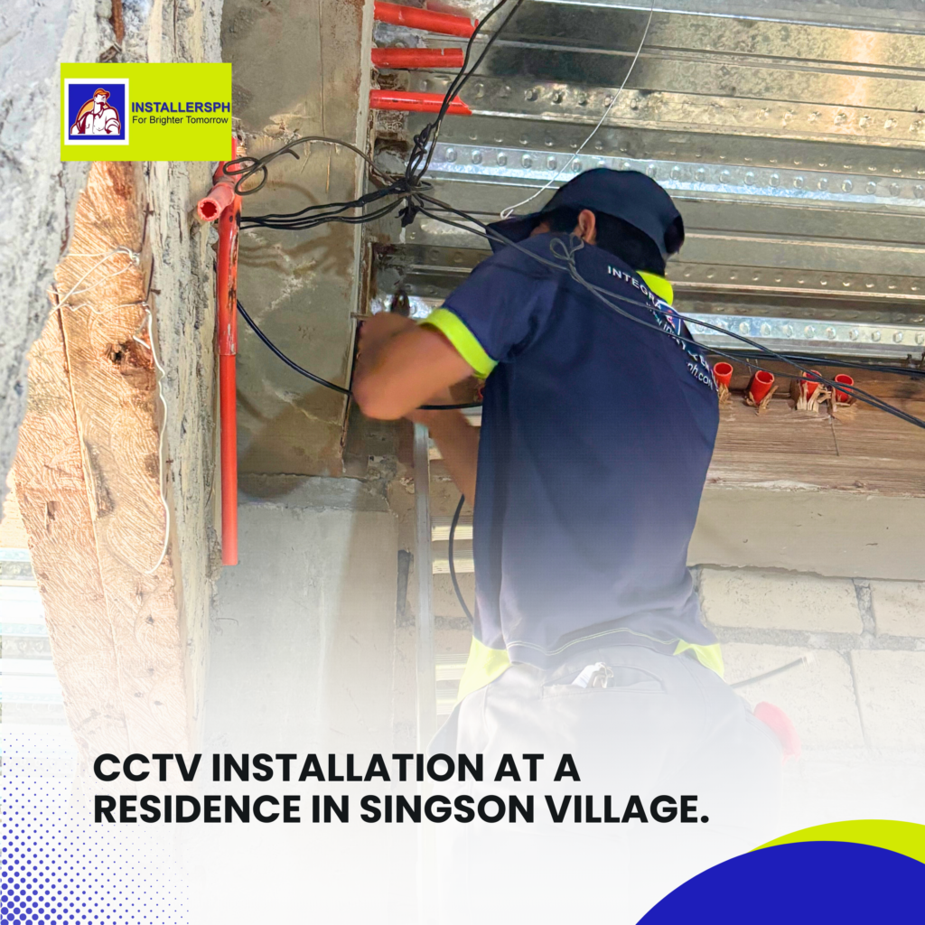 CCTV Installation at a Residence in Singson Village.