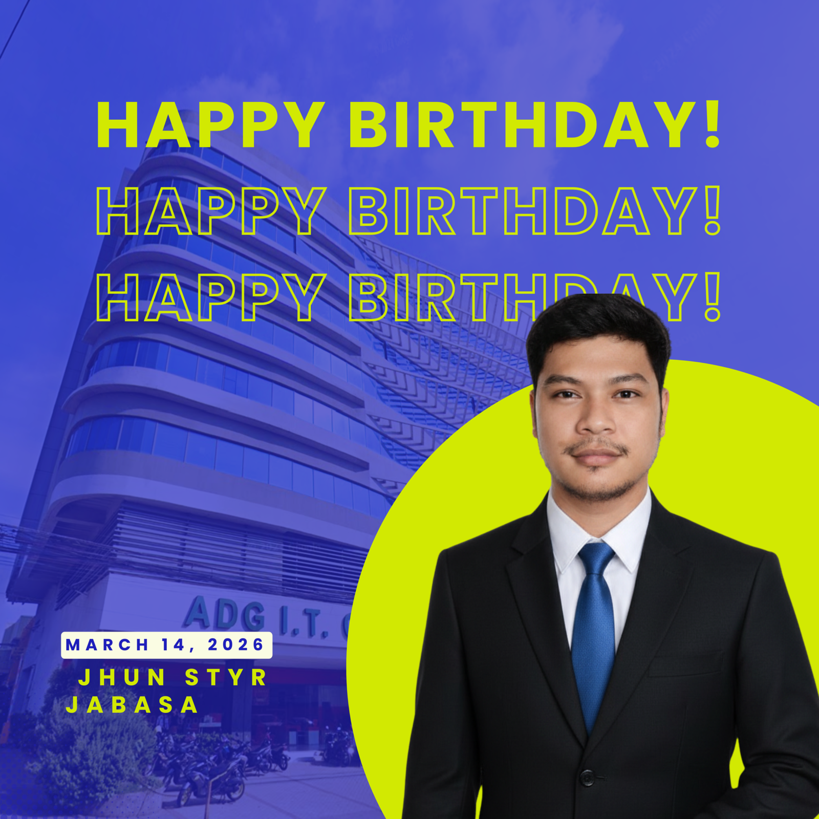 Celebrating the Birthday of Our IT Intern, Jhun Styr Jabasa